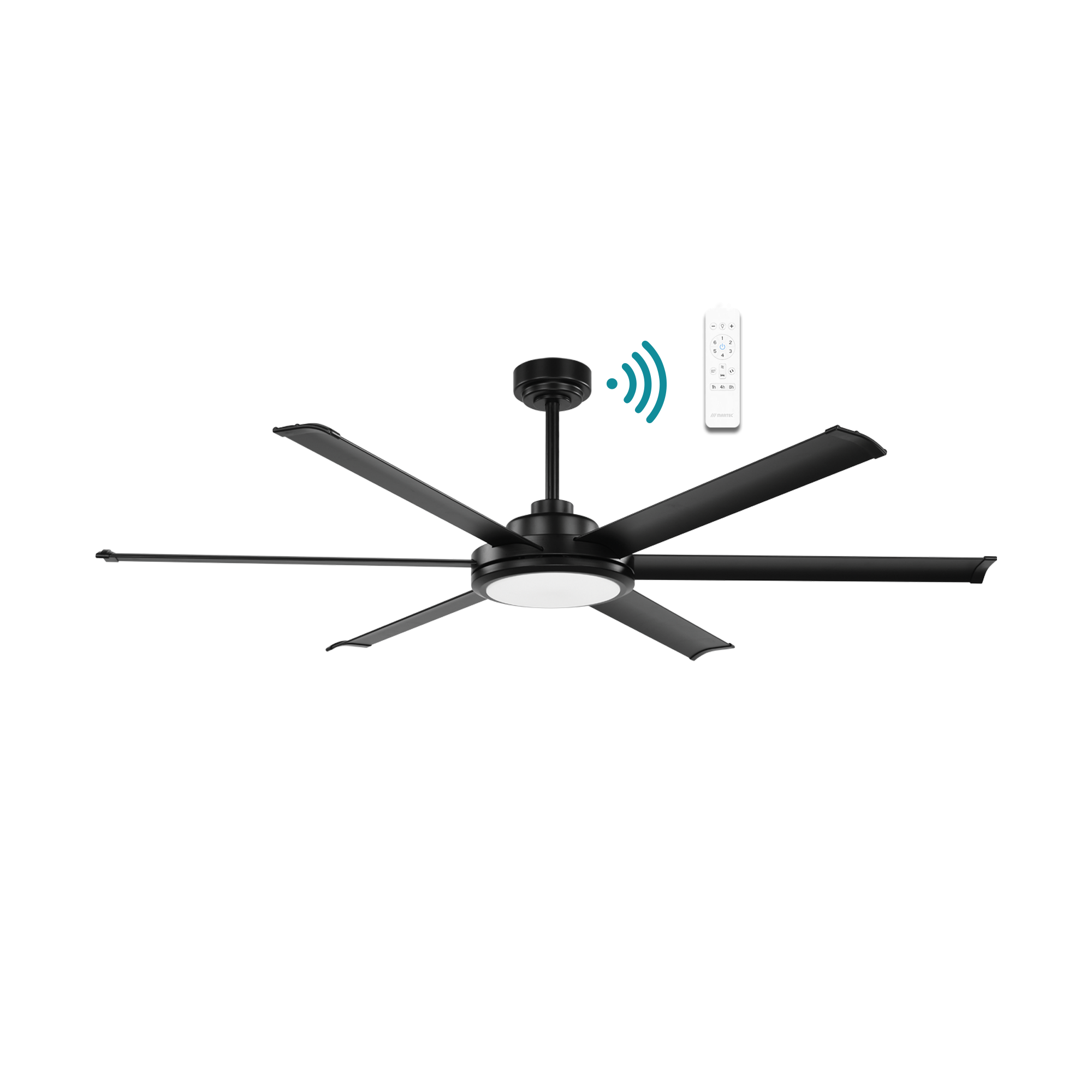 Albatross II DC 65″, 72″or 84″ Smart Ceiling Fan With WIFI Remote Cont ...