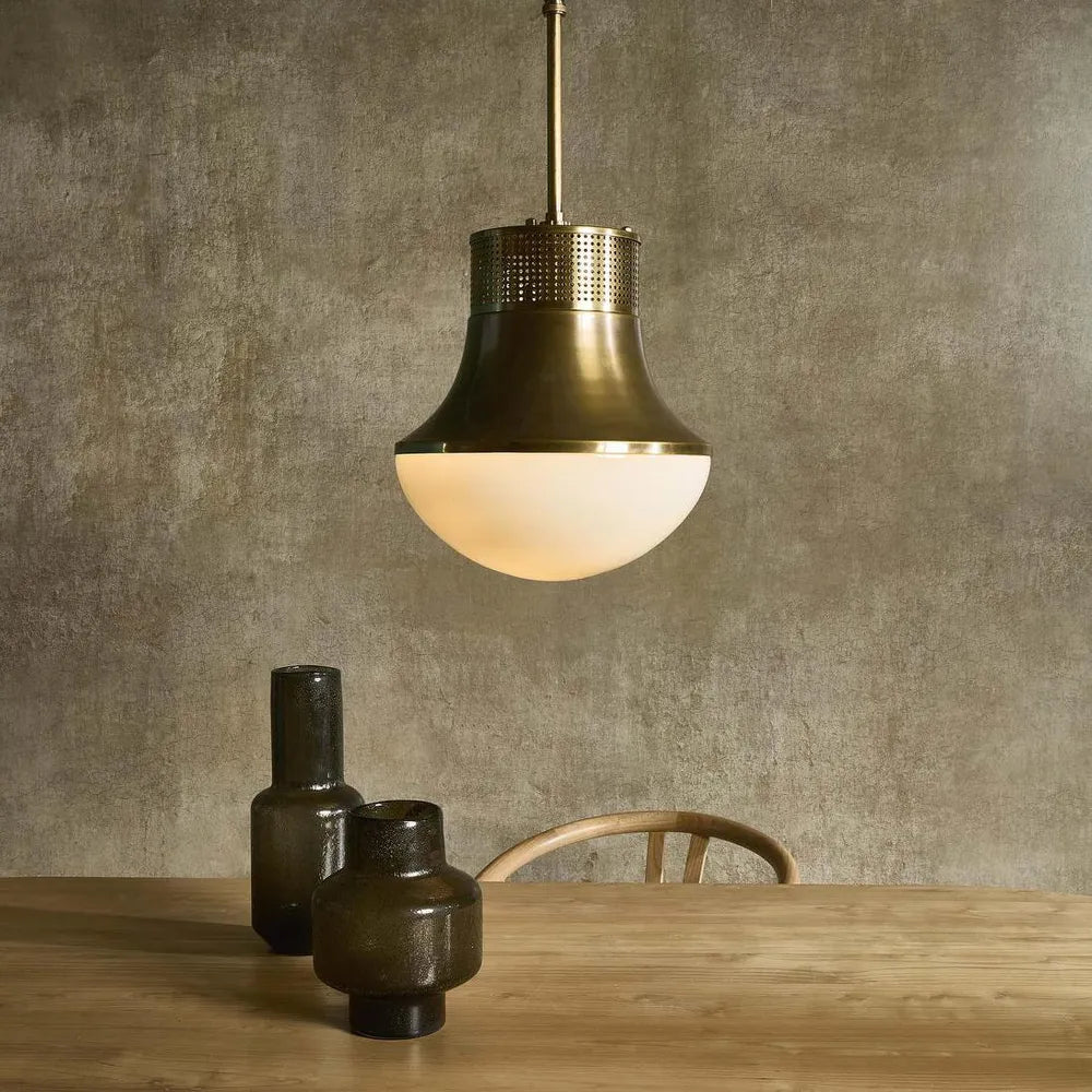 Halo Ceiling Pendant Antique Brass – AL Lighting Store