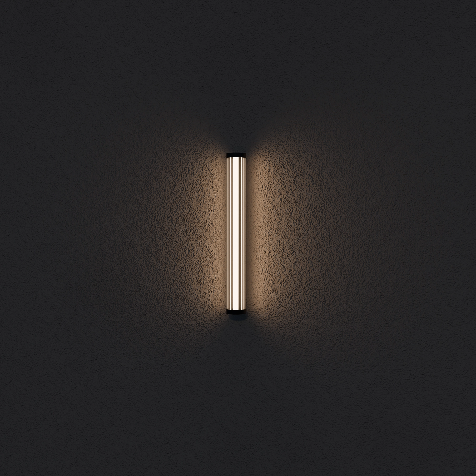Calibo Junco Vertical Slimline Tubular 3CCT LED Exterior Wall Light ...